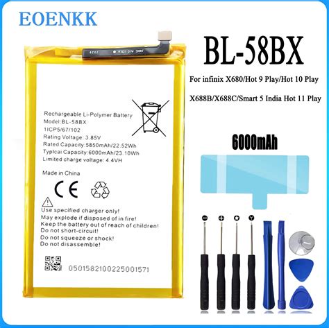 Compatible For Infinix X680hot 9 Playhot 10 Playx688bx688csmart