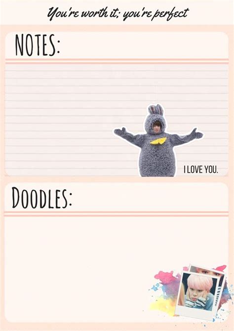 Bts Diy Notebook Kpop Bts Binder Notebook Diy Customize Tutorial