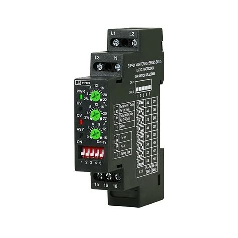 Buy RS PRO Phase SPDT Monitoring Relay DIN Rail Mount 3 Phase SPDT Model No 2237795 Online In