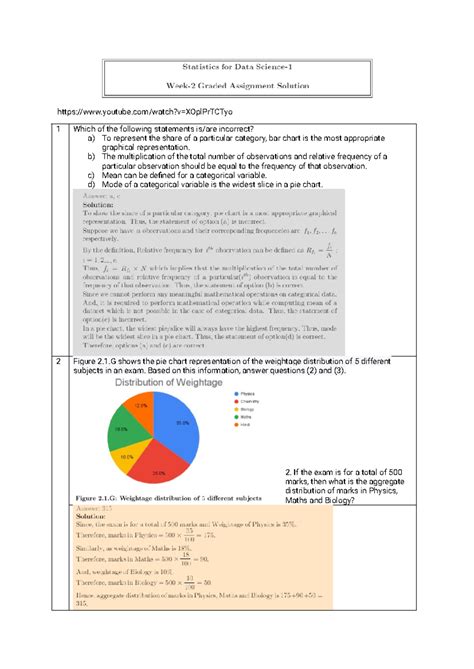 week 2 stat assignment solution youtube watchv xoplprtctyo 1 which of the following
