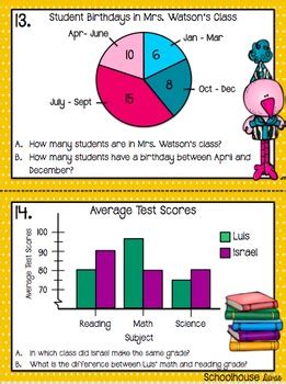 Graphing Task Cards By Schoolhouse Diva Tpt