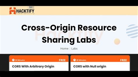 🔥 Hacktify Internship Labs Walkthrough Part 1 Cors Labs Explained Youtube