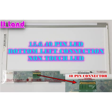 Laptop 15 6 Normal 40 Pin Led Screen Panel For All Brand Shopee Malaysia