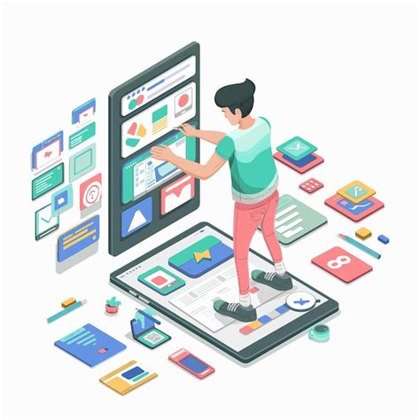 Premium Vector Ui Ux Designer Testing Usability