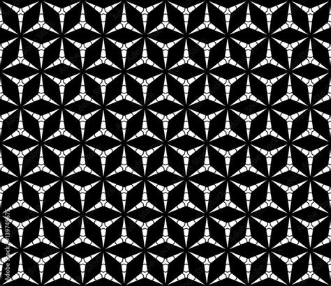 Monochrome Triangular Texture Seamless Pattern