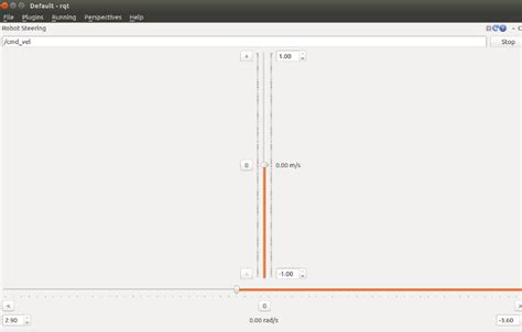 Rqt Robot Steering Rqt Robot Steering Provides A GUI Plugin For Steering A Robot Using Twist