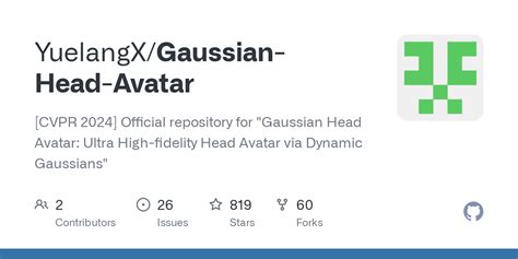 Github Yuelangx Gaussian Head Avatar [cvpr 2024] Official Repository For Gaussian Head