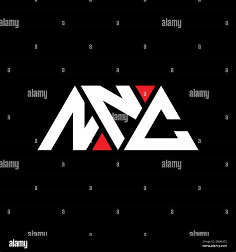 Nnc Triangle Letter Logo Design With Triangle Shape Nnc Triangle Logo