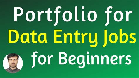 Data Entry Portfolio Examples At Jaclyn Glenn Blog