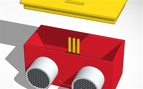 3d Design Caja Hc Sr04 Tinkercad