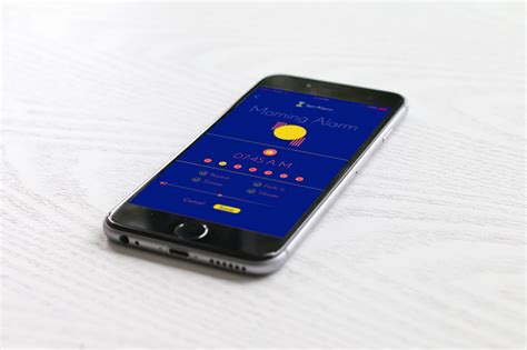 Daily UI Alarm Clock App Mobile Screen On Behance
