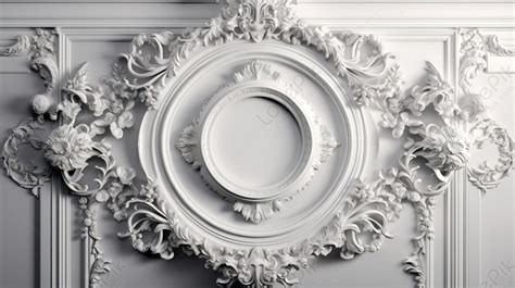 3d 팔각형 조각이 있는 흰색 장식 장식 벽 배경 3d 배경 장식품 배경 흰색 벽 배경 이미지 Hd 3d 장식품 흰색