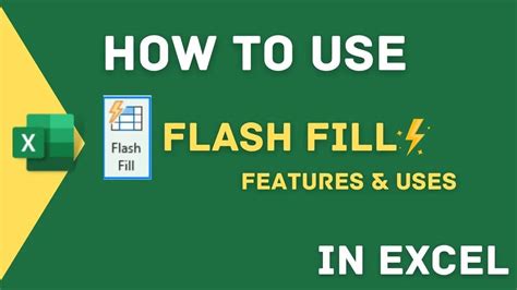 How To Use Flash Fill In Excel In Hindi An Alternative Of Flash Fill