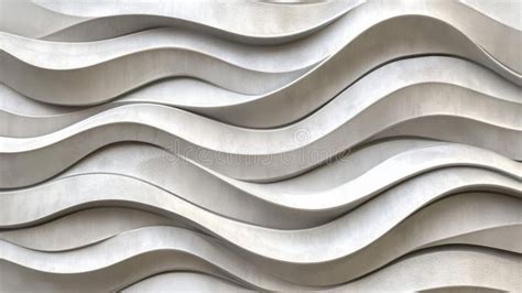 Abstract Wave Pattern Texture Background Grey White Curve Stock