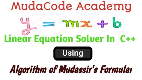 C Linear Equation Solver Program C For Solving Real World Problem Youtube