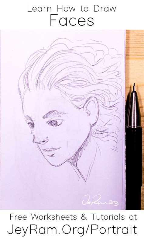 How To Draw Cute Faces A Simple Step By Step Video Tutorial On Drawing The Face From