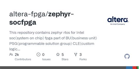 Github Altera Fpgazephyr Socfpga This Repository Contains Zephyr Rtos For Intel Socsystem