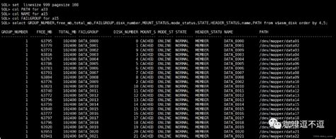 生产需求：oracle Asm磁盘组磁盘添加和替换 寻梦99 博客园