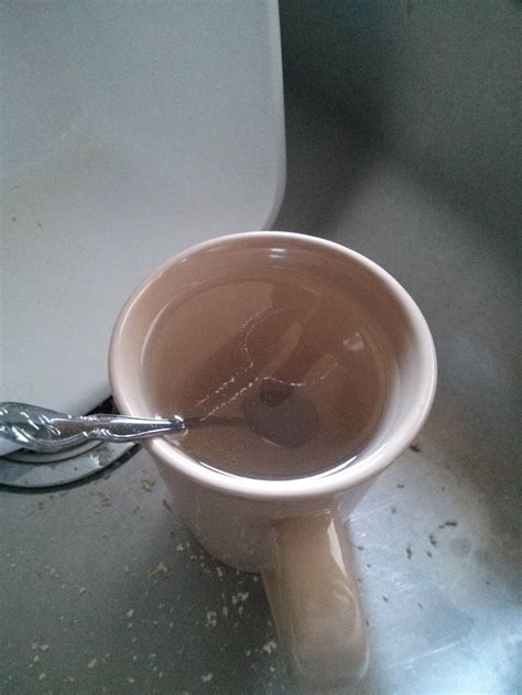 Strange Breadcrumbs Outline In Coffee Mug Rmildlyinteresting