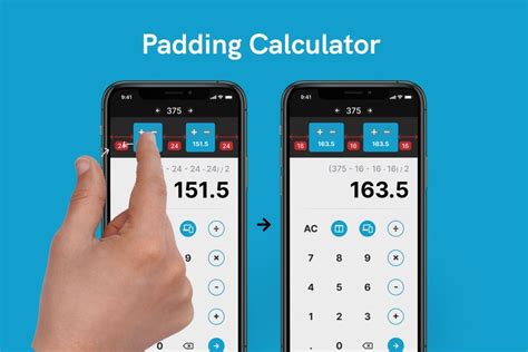 Its My Take On A Designers Calculator Padding Calculator Helps You