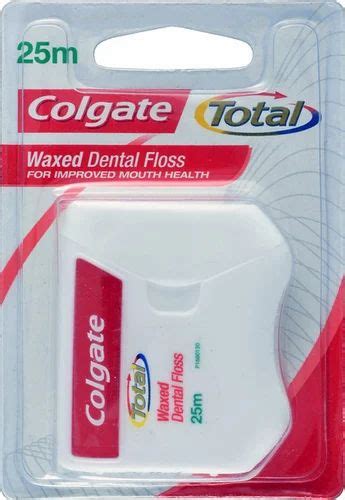 Plastic Cleaning Filling Teeth Equipments Colgate Total Waxed Dental Floss Packaging Type