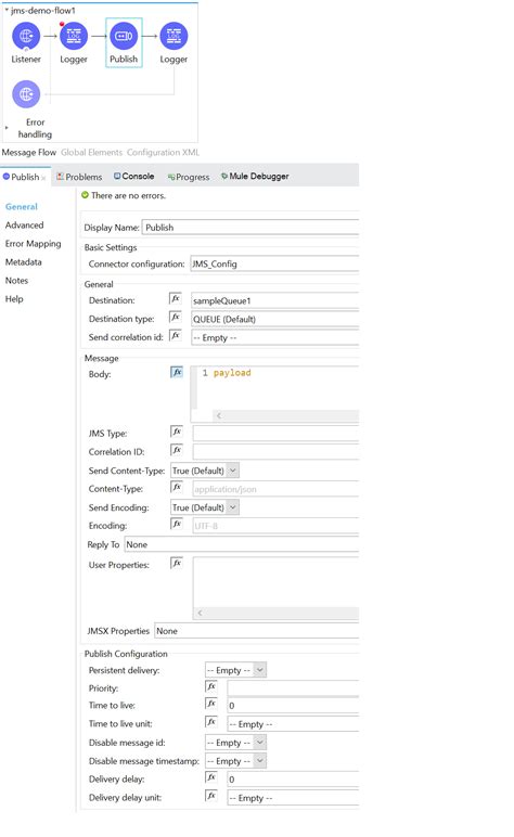 how to use jms activemq with mule 4 part 5