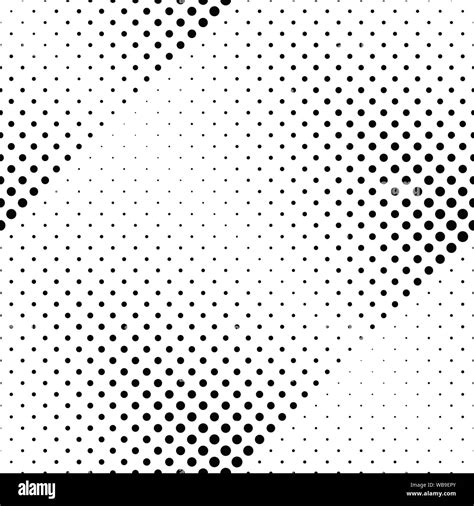 Seamless Dot Pattern Background Design Abstract Monochrome Vector
