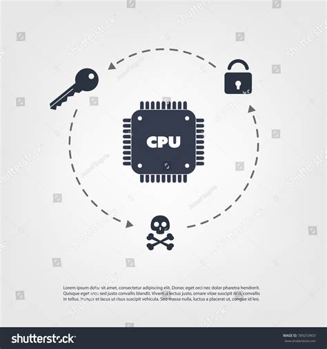 Password Data Leak Problem Due Cpu Stock Vector Royalty Free 789253903 Shutterstock
