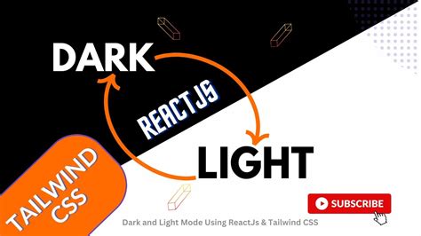 Dark And Light Theme Switcher Reactjs Tailwind Css Youtube