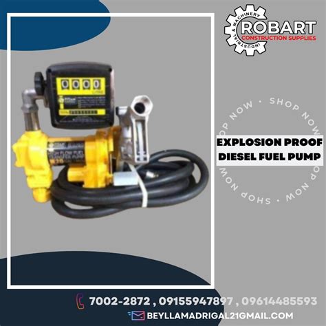 Explosion Proof Diesel Fuel Pump Commercial And Industrial Construction Tools And Equipment On