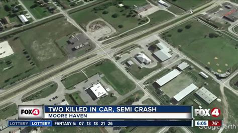 Two Dead In Moore Haven Crash When Driver Runs Red Light