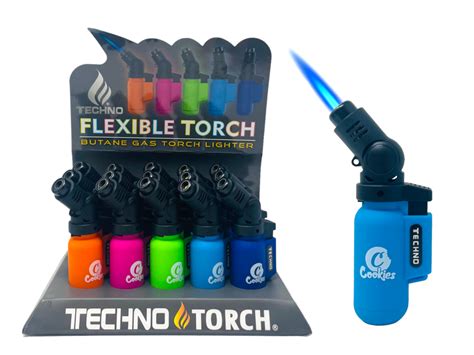 Techno Torch 00169 Co Candy Flexible Torch Lighter Box Of 15 Vape Plus