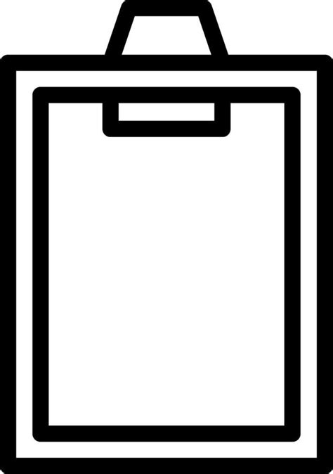 Clipboard Line Icon Vector Art At Vecteezy