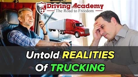 5 Shocking Truths Why Trucking Is A Great Choice Youtube