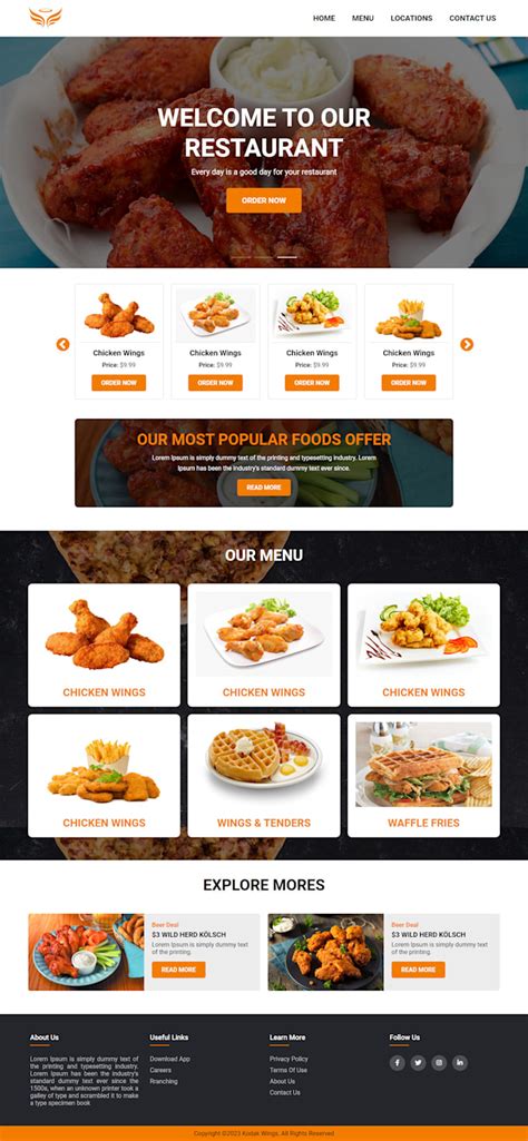 Create Custom Website Design Or Redesign Using Html Css Js By Mollika