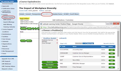 Course Equivalency Rules