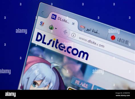 Ryazan Russia May Homepage Of DLsite Website On The Display Of PC DLsite