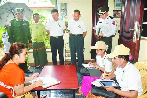 မောင်း စစ်ကောင်စီရဲ့ သန်းခေါင်စာရင်းကောက်ယူနေမှုမှာ