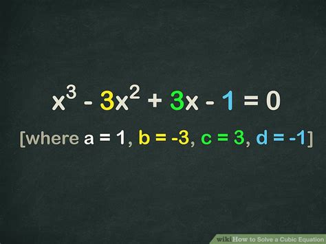 4 Ways To Solve A Cubic Equation Wikihow