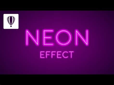 Learn How To Create Neon Text Effect Corel Draw Text Effect Tutorial Tips Tricks Artofit