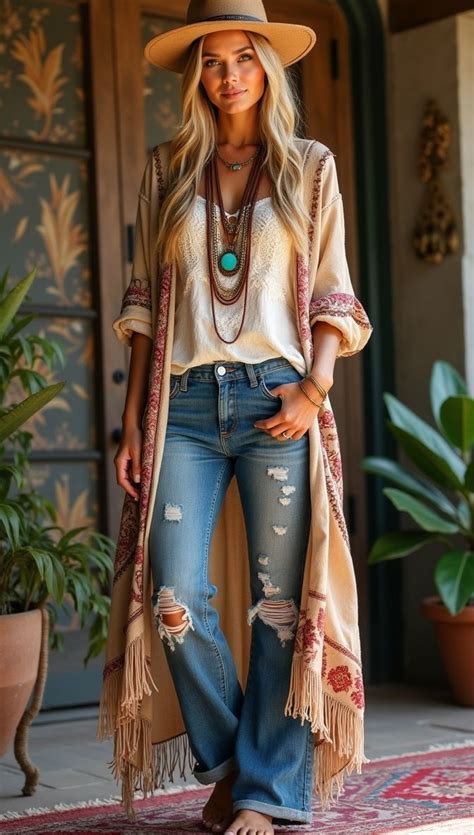 Modern Boho Chic Outfit Style Boho Chic Fashion Boho Style Outfits