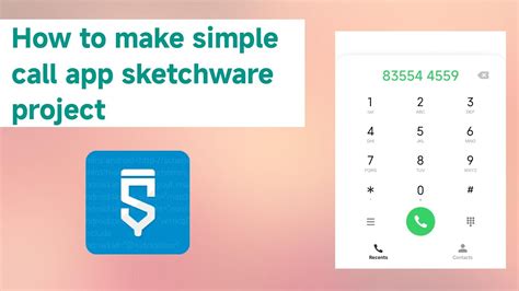 How To Make Call App Project Sketchware Se Call App Banaye Mobile App Youtube