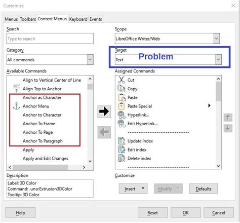 How Do I Add Insert Anchor To The Context Menu English Ask Libreoffice
