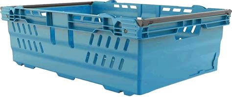Homehq 35 Litre Stacking Crate Nesting Ventilated Plastic Crate Bale