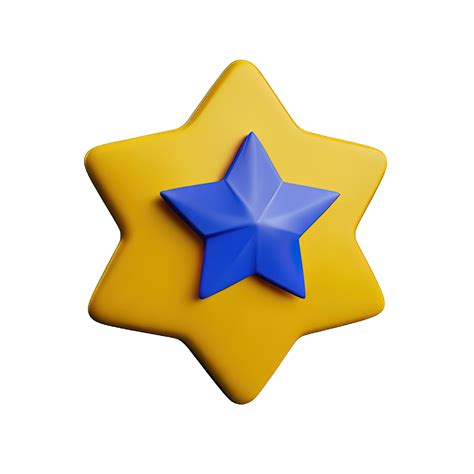 3d Floating Element Star Icon 25208968 Png