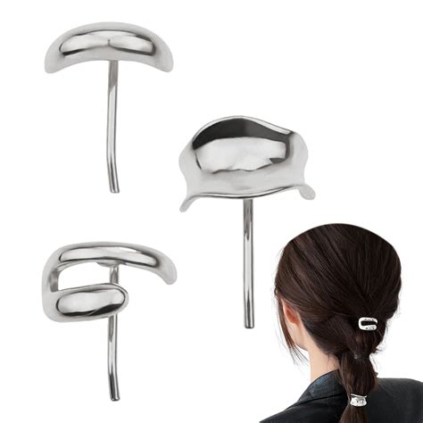 Baeteuy Hair Cuffs 3pcs Women Girls Long Hair Ponytail Clips Non