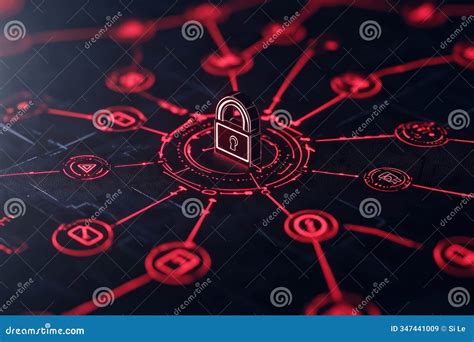 Cybersecurity Breach Warning With System Hacked Alert On A Computer Screen In A Dark Office