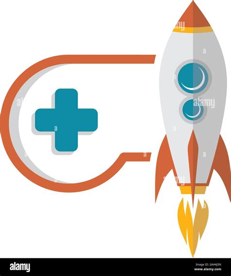 Rocket Game Console Turbo Speed Joystick Controller Vector Stock Vector