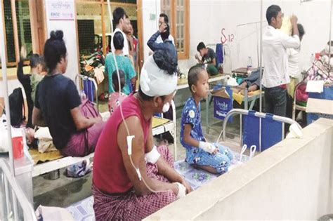 Aa အဖွဲ့ကပစ်ခတ်လိုက်သည့် လက်နက်ကြီးကျည်များကျရောက်ပေါက်ကွဲမှုကြောင့် အသက် ၅ နှစ်အရွယ် ကလေးငယ်တစ