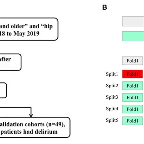 Trial Profile And Diagram Of Machine Learning Model Construction A